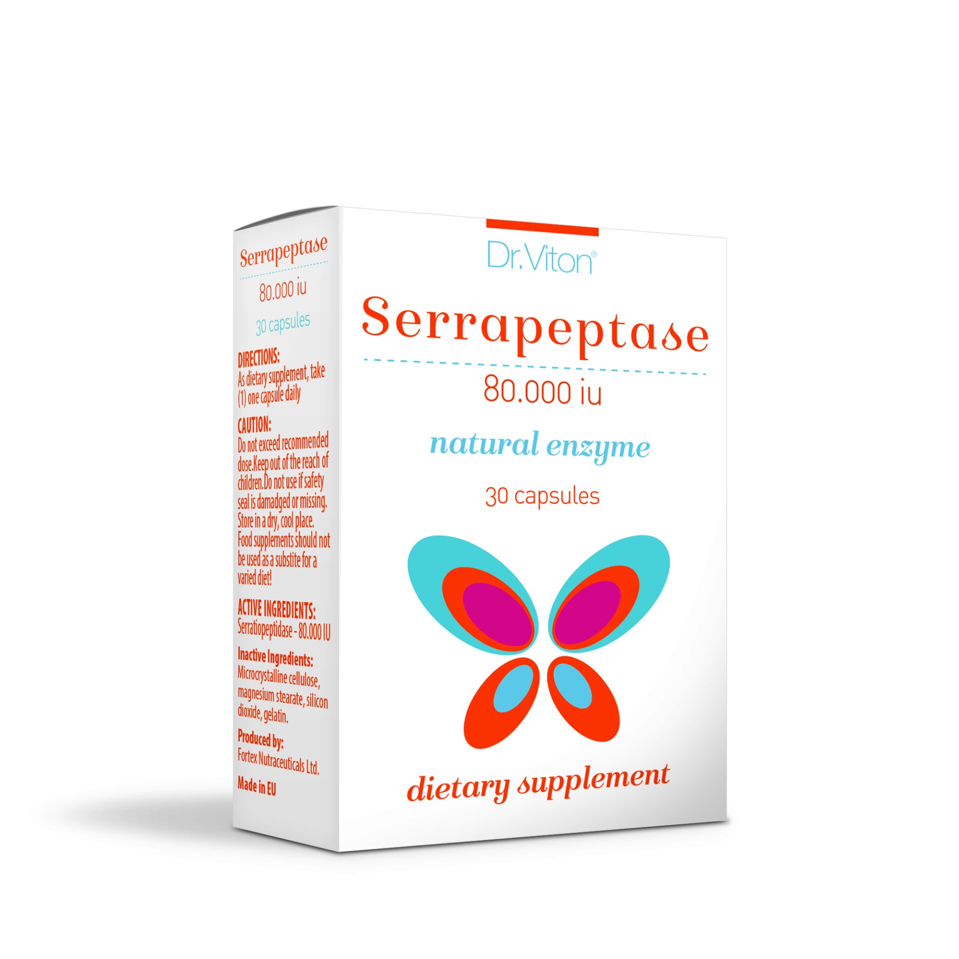 Serrapeptase, 30 kapsuli | 24 Часа Аптека
