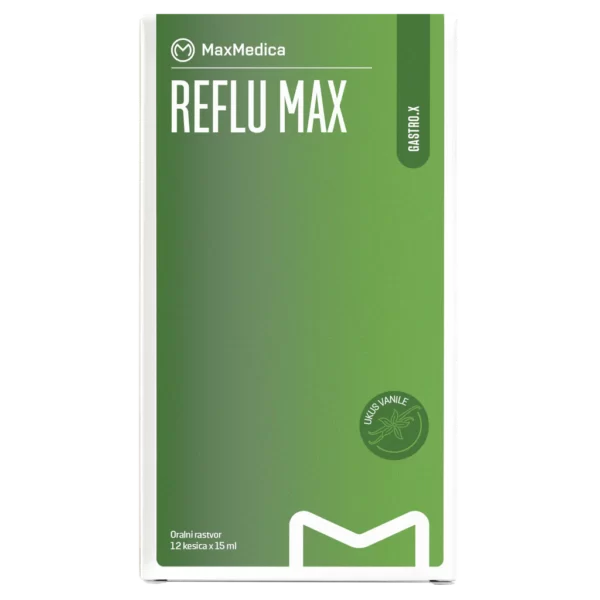 REFLU MAX, 12 ќесички, 5ml | 24 Часа Аптека
